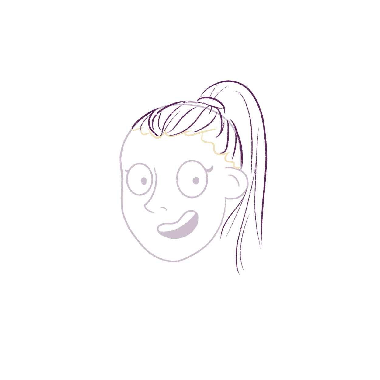 How to draw a ponytail – Draw Cartoon Style!