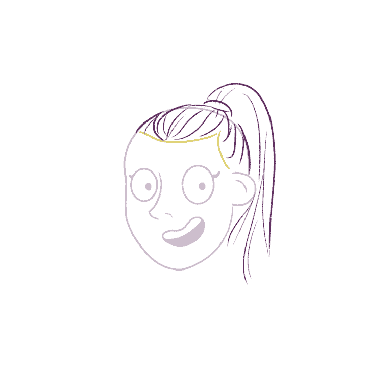 How to draw a ponytail – Draw Cartoon Style!