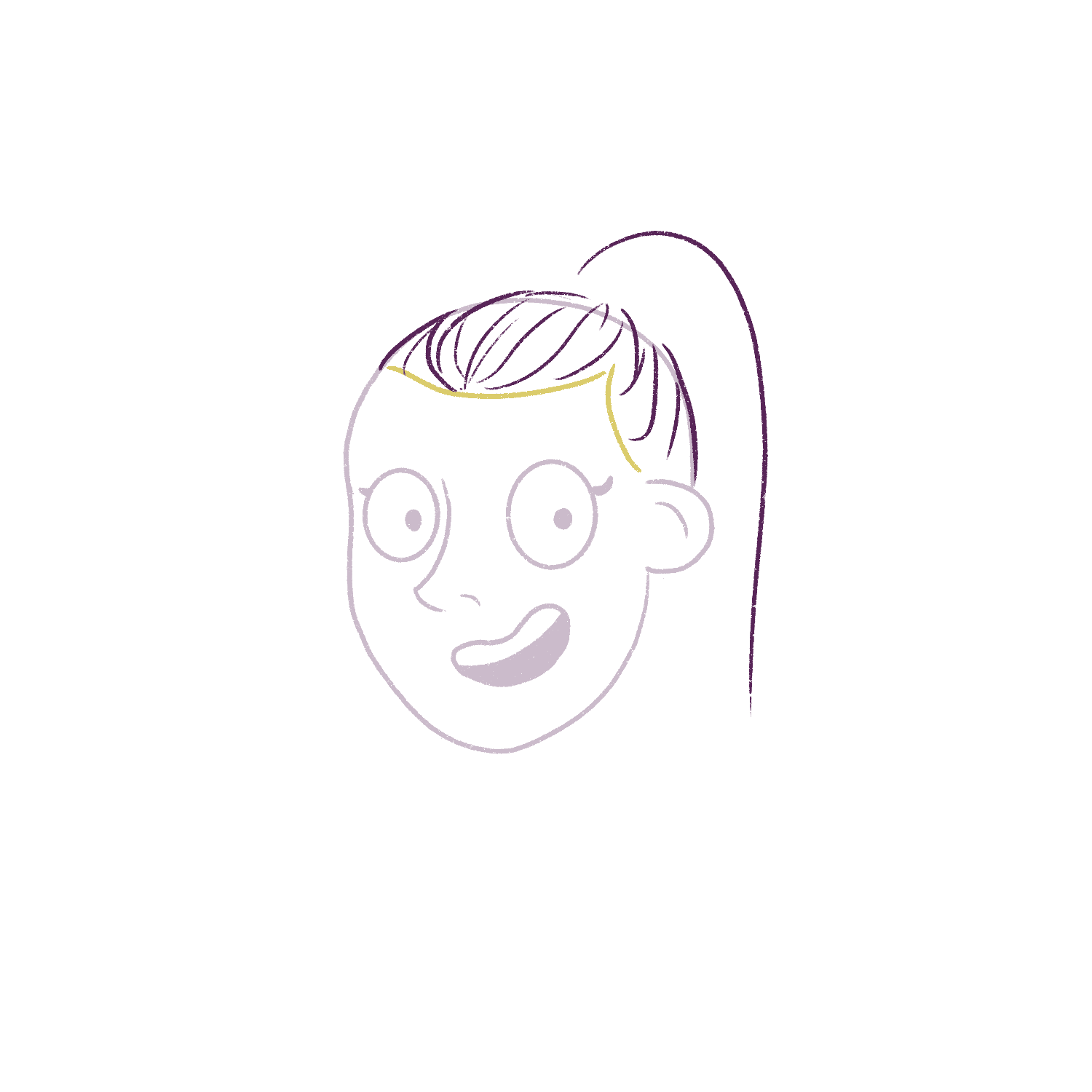How to draw a ponytail – Draw Cartoon Style!