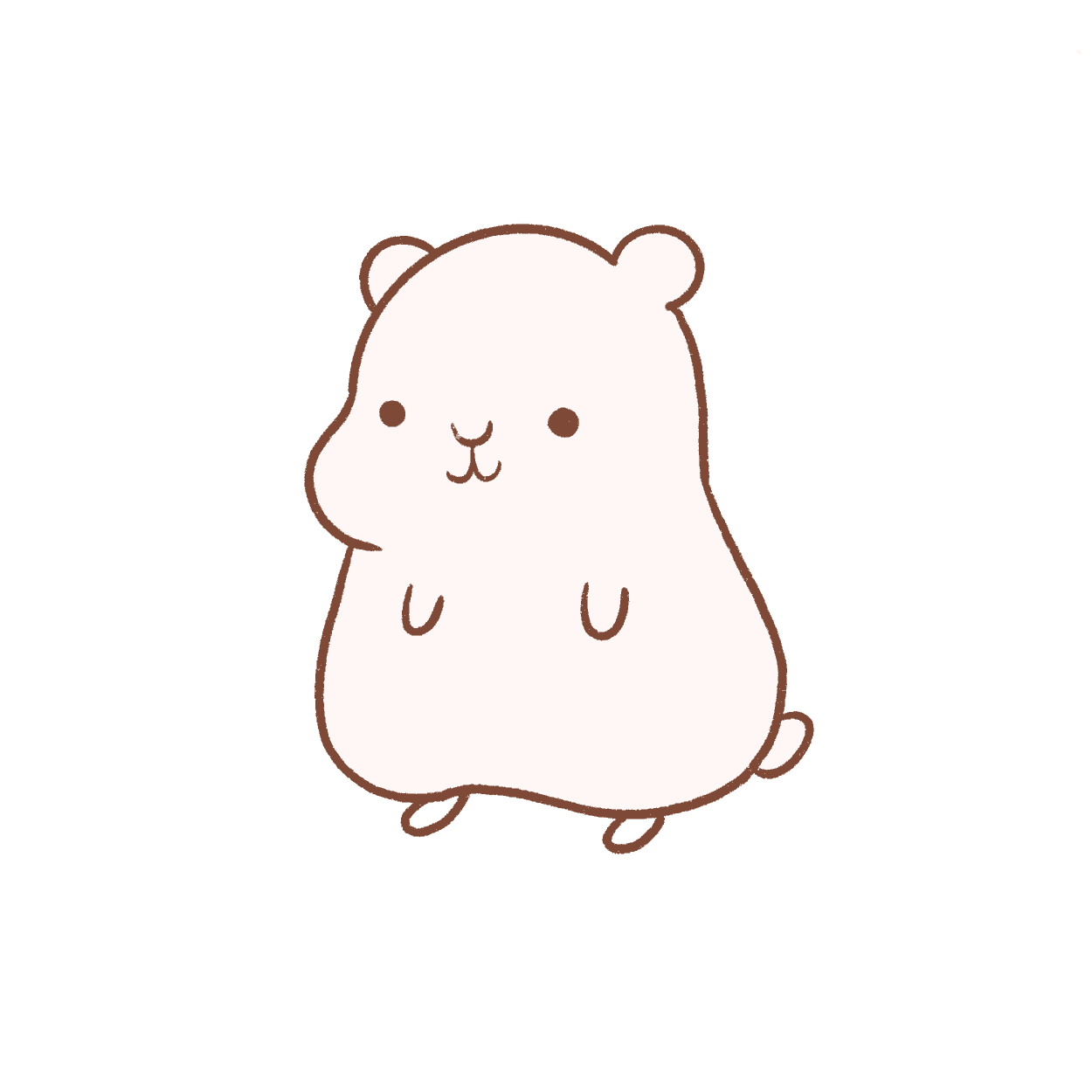 How to draw a cute hamster – Draw Cartoon Style!