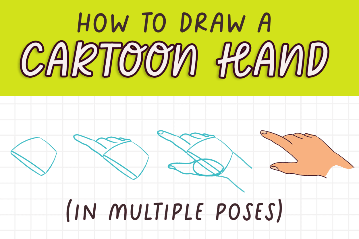 How to draw a cartoon hand – Draw Cartoon Style!