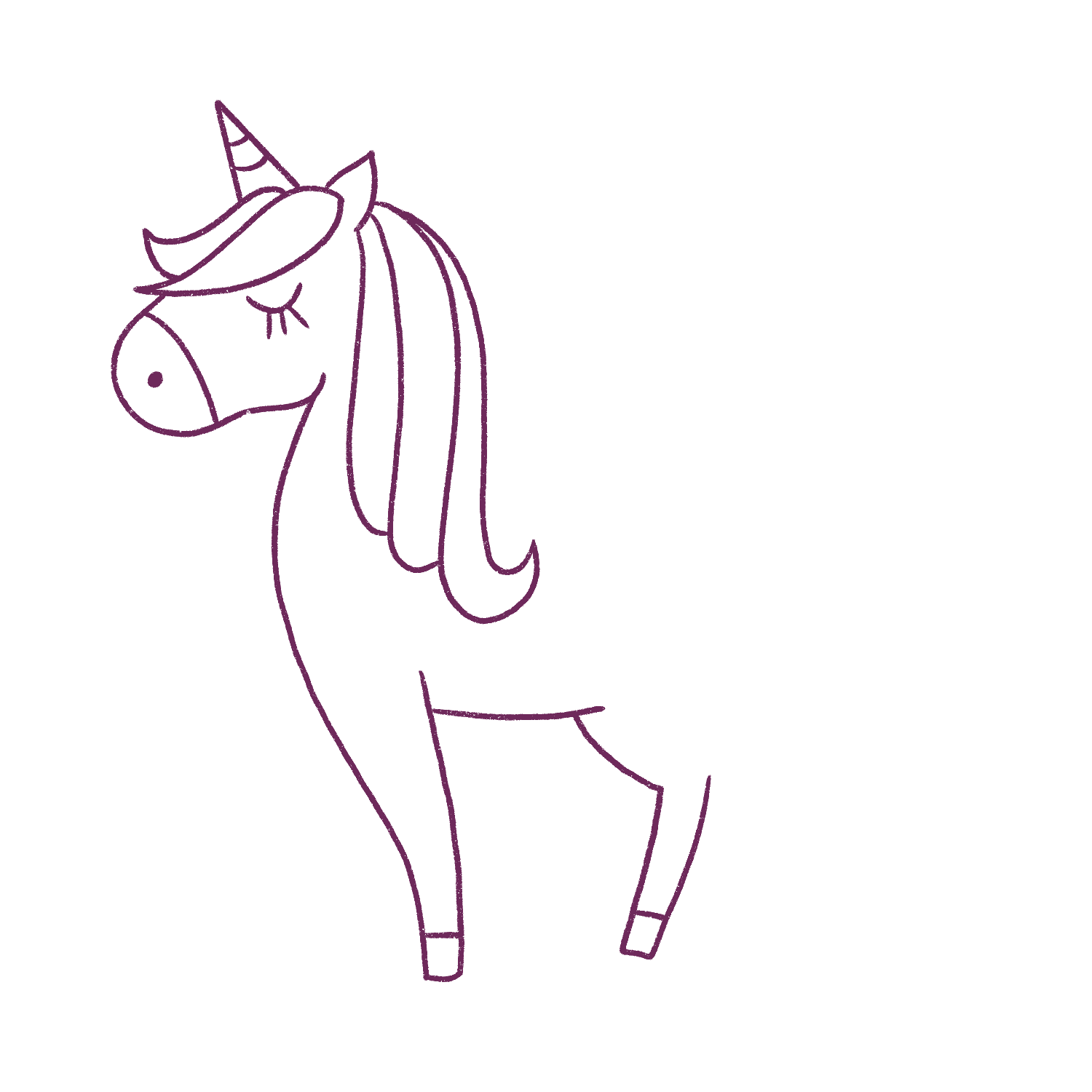 How to draw a unicorn with wings – Draw Cartoon Style!