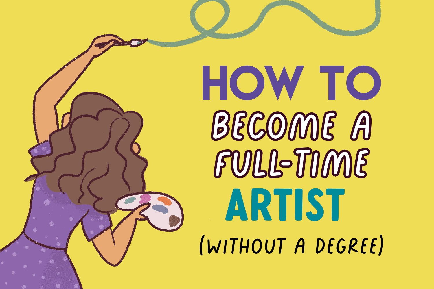 How to become a full-time Artist (with no degree) – Draw Cartoon Style!