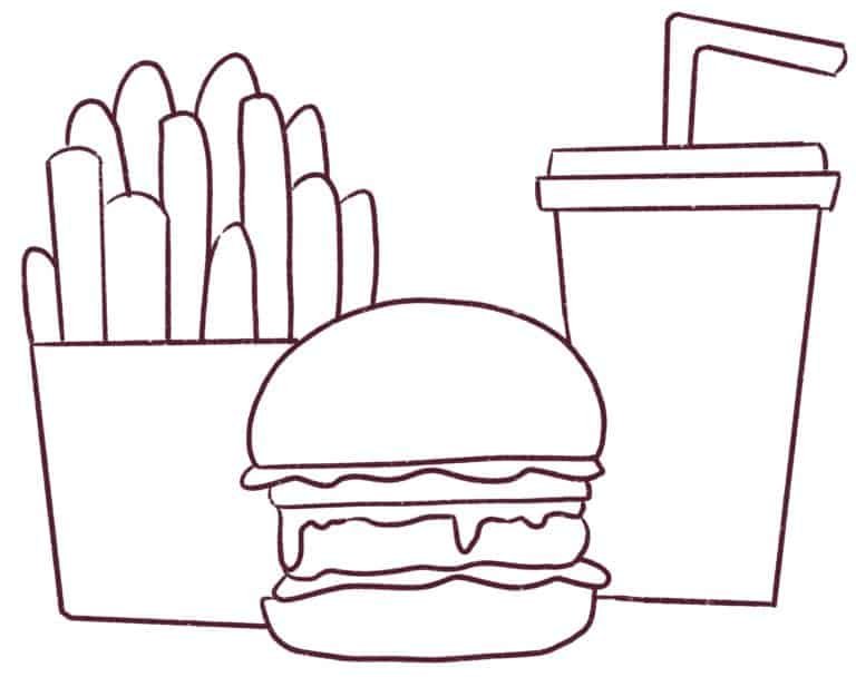 How to draw cute junk food – Draw Cartoon Style!