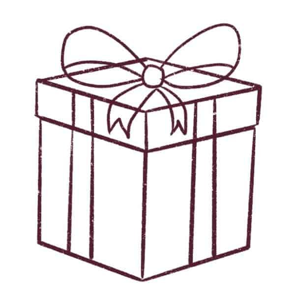 How to draw a gift box – Draw Cartoon Style!