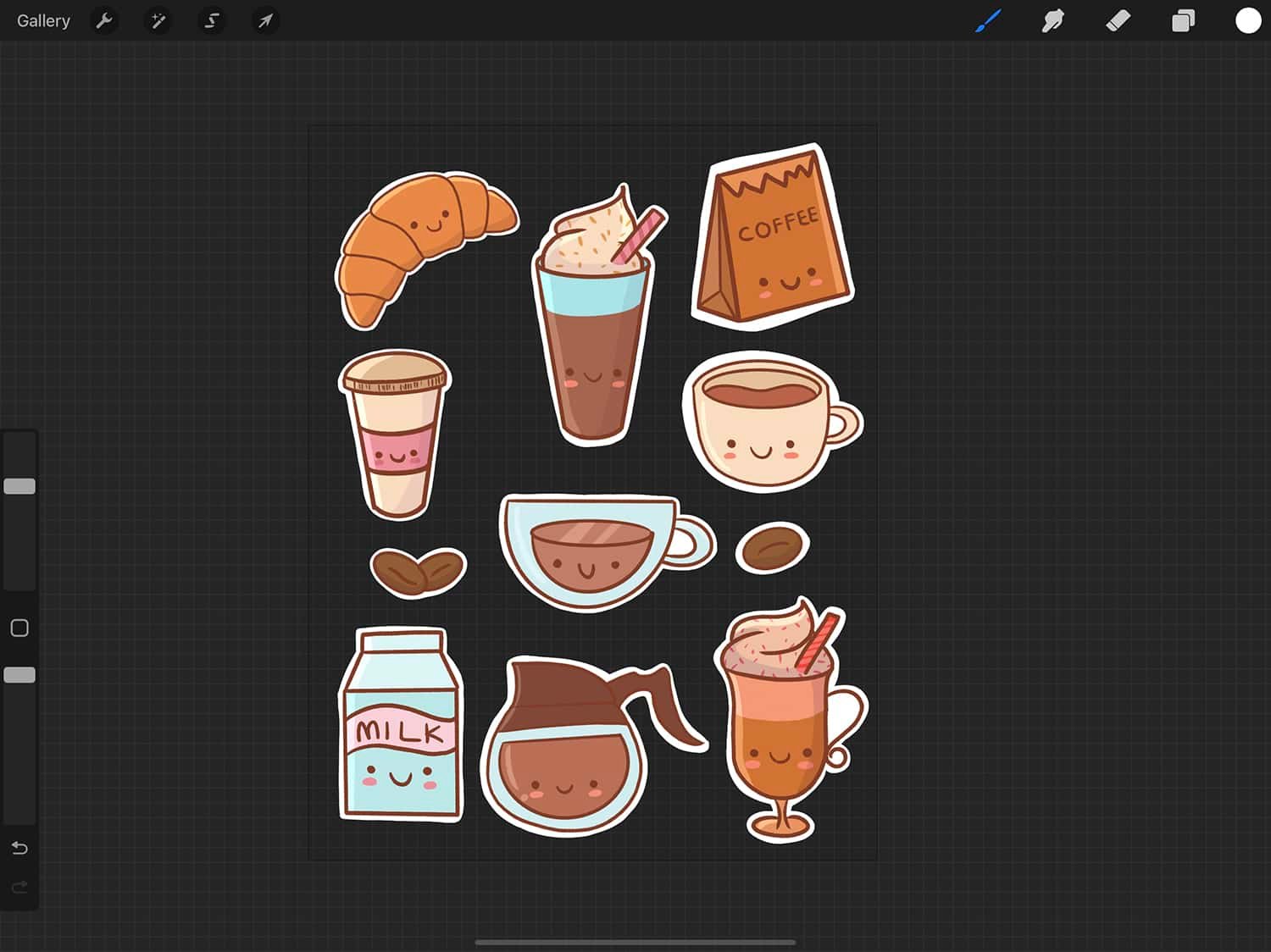 How to make stickers on Procreate [Easiest Method] – Draw Cartoon Style!