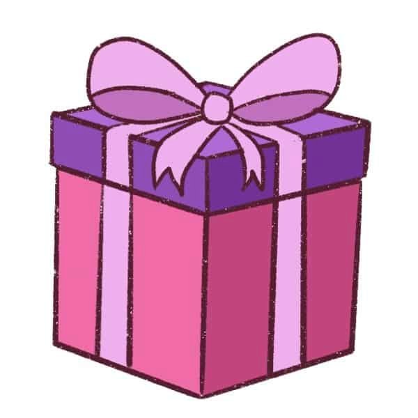 How to draw a gift box – Draw Cartoon Style!