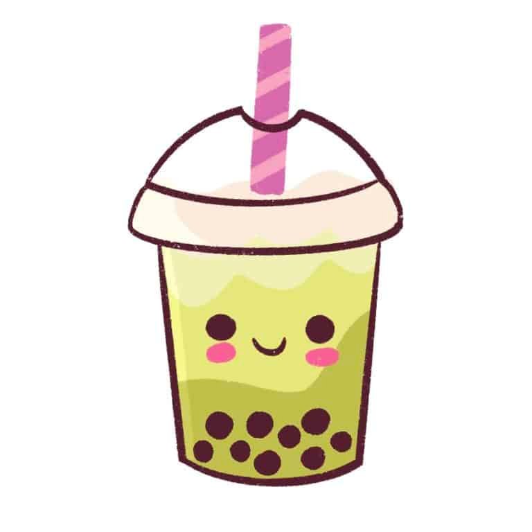 How to draw boba tea – Draw Cartoon Style!