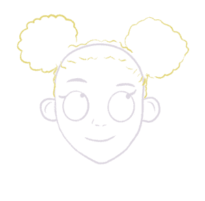 How to draw space buns – Draw Cartoon Style!