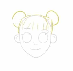 How to draw space buns – Draw Cartoon Style!