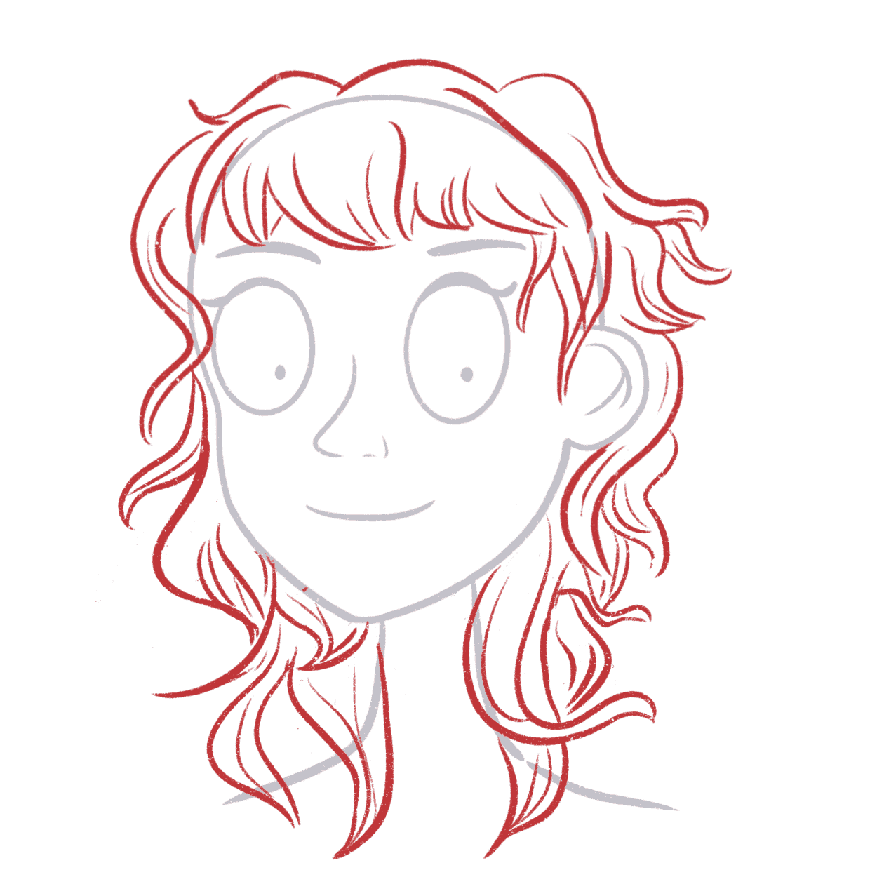 How to Draw a Mullet on a Character [Step by Step] – Draw Cartoon Style!