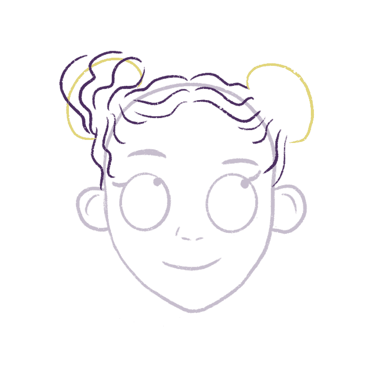 How to draw space buns – Draw Cartoon Style!