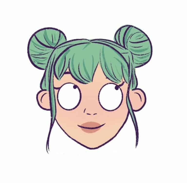 How to draw space buns – Draw Cartoon Style!