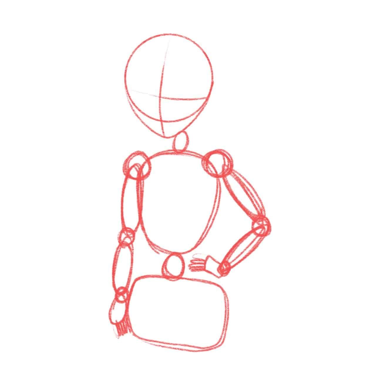 How to draw a hand on a hip – Draw Cartoon Style!