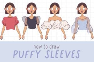 How to draw puffy sleeves – Draw Cartoon Style!