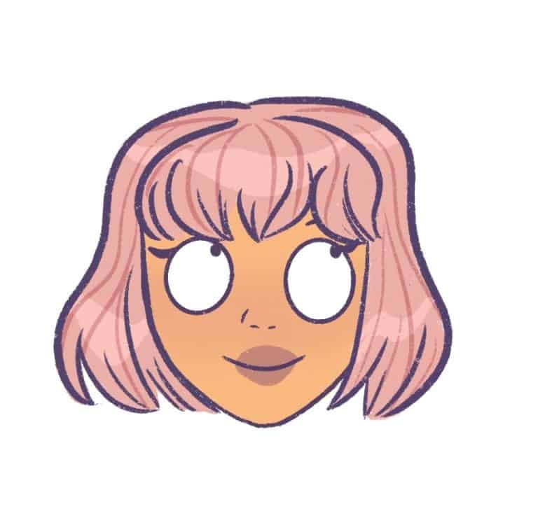 How to draw a bob haircut – Draw Cartoon Style!