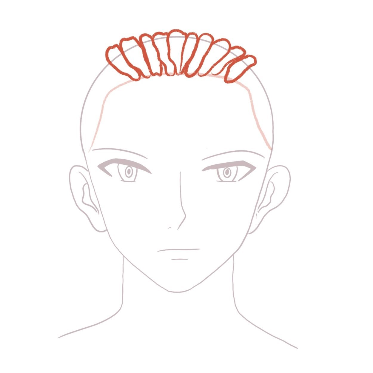 How to Draw Anime Dreads [Male] – Draw Cartoon Style!