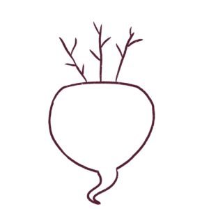 How to draw a beetroot – Draw Cartoon Style!