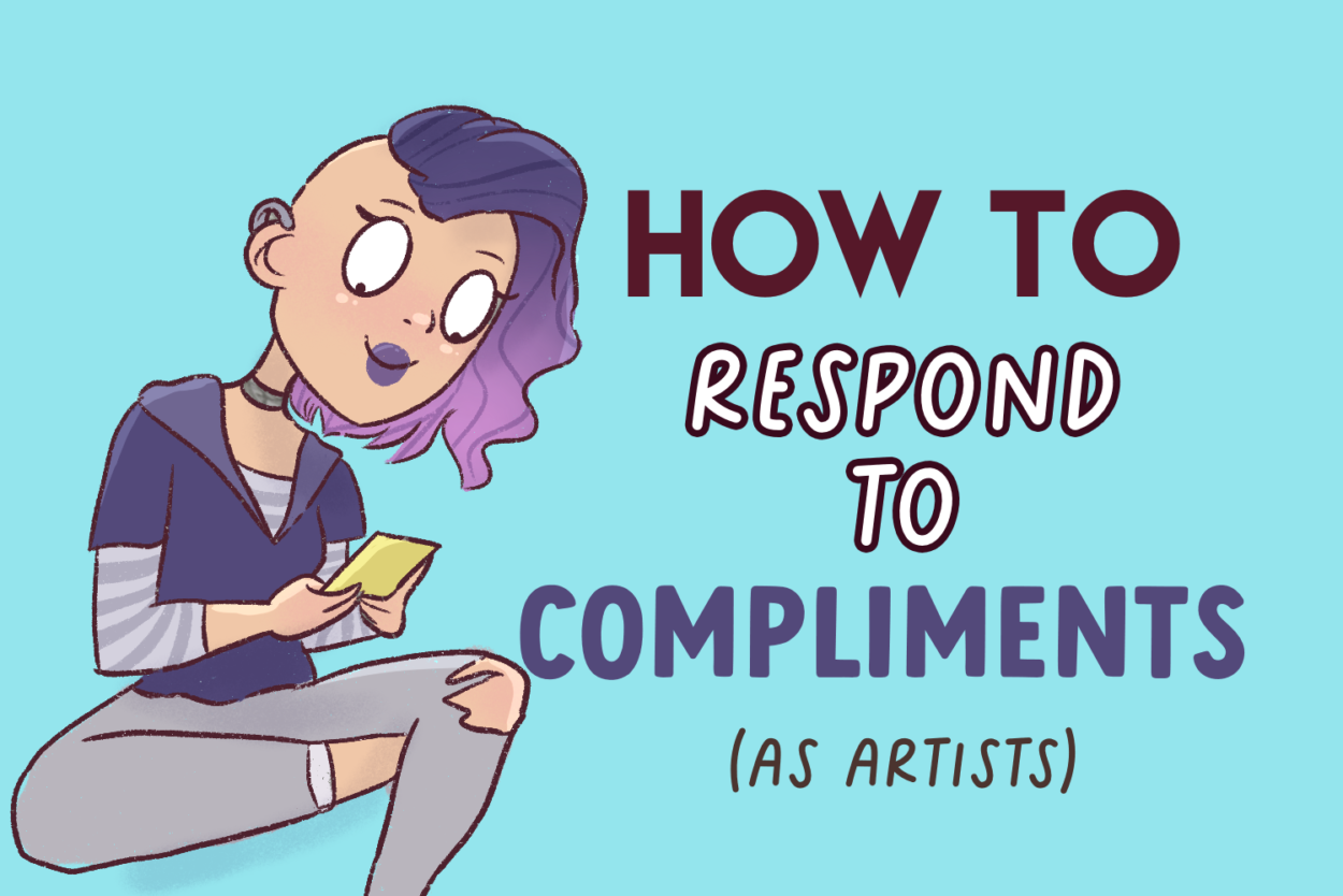 How to respond to compliments as an Artist – Draw Cartoon Style!