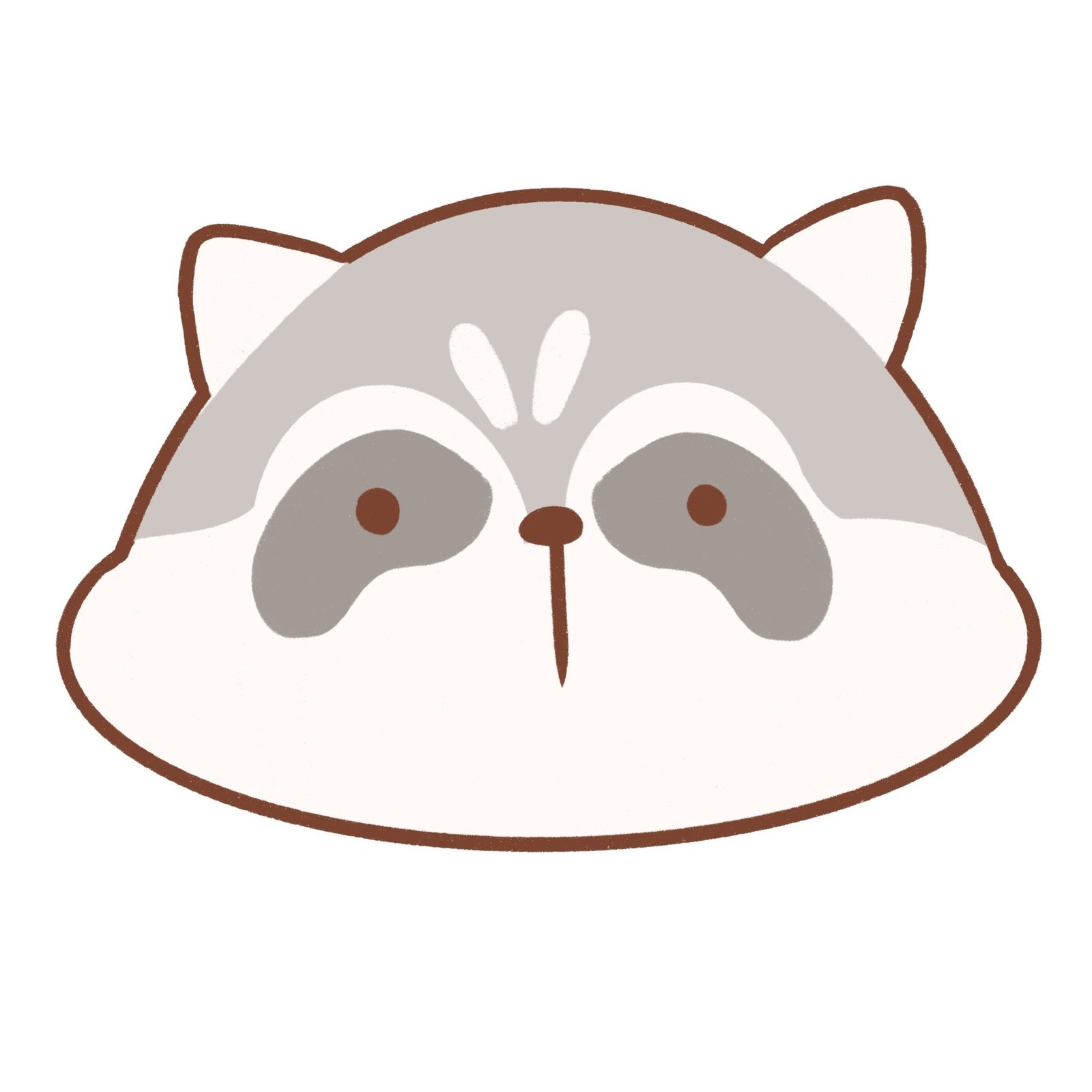 How to Draw a Cute Raccoon Face – Draw Cartoon Style!