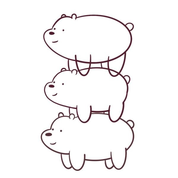 How to Draw We Bare Bears Stack – Draw Cartoon Style!