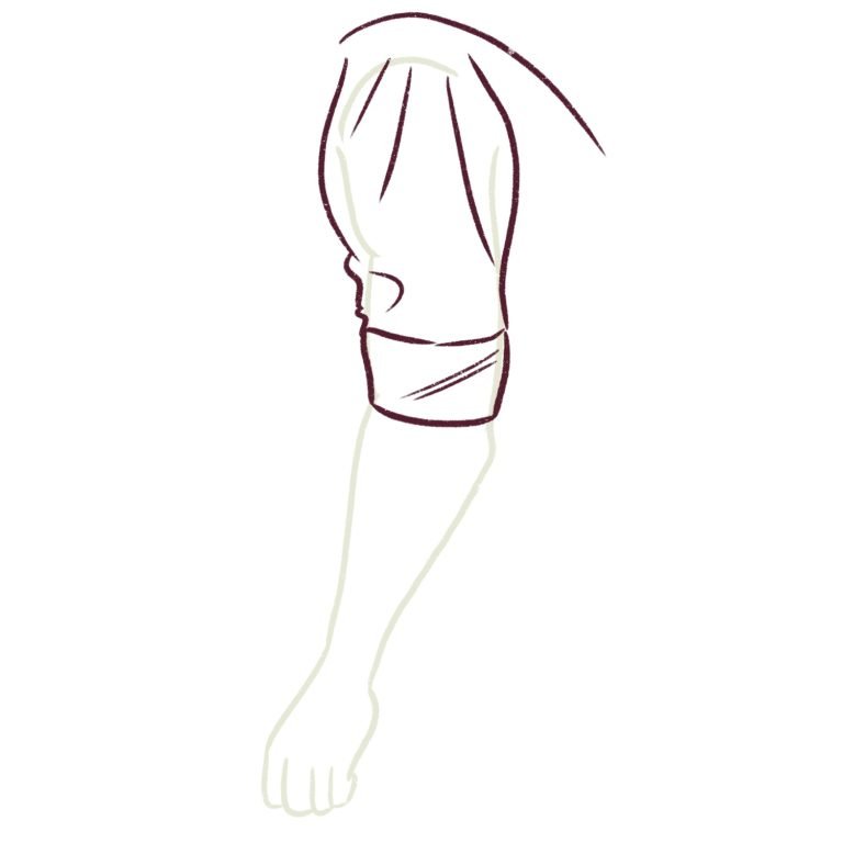 How to Draw Rolled Up Sleeves – Step by Step – Draw Cartoon Style!