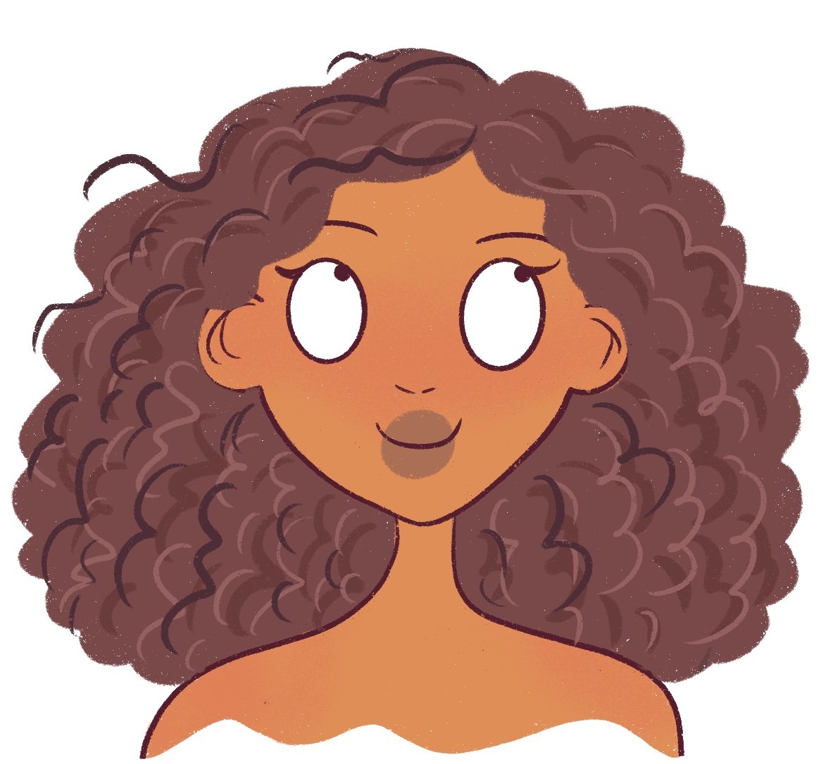 How to Draw Curly Hair on Procreate [Easy Beginner Tutorial] – Draw ...