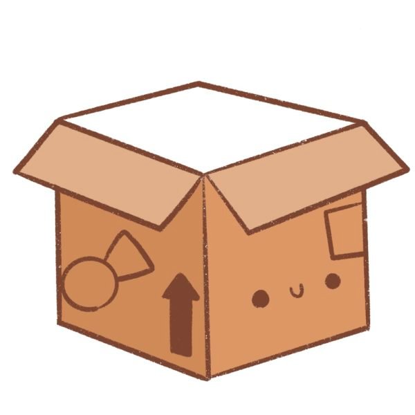 How to Draw a Cute Cardboard Box – Draw Cartoon Style!