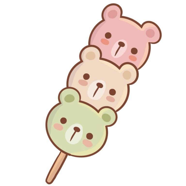 How to Draw Cute Kawaii Dangos – Draw Cartoon Style!