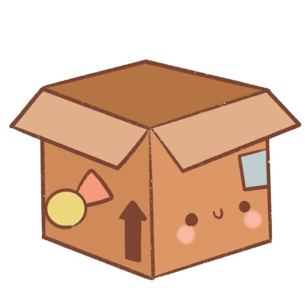 How to Draw a Cute Cardboard Box – Draw Cartoon Style!