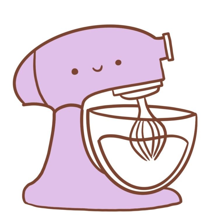 How to Draw a Stand Mixer Step by Step – Draw Cartoon Style!
