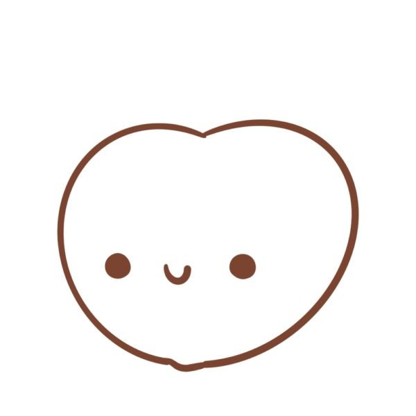 How to Draw a Cute Peach – Draw Cartoon Style!
