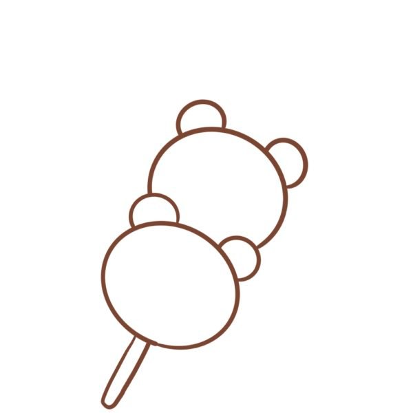 How to Draw Cute Kawaii Dangos – Draw Cartoon Style!