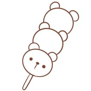 How to Draw Cute Kawaii Dangos – Draw Cartoon Style!