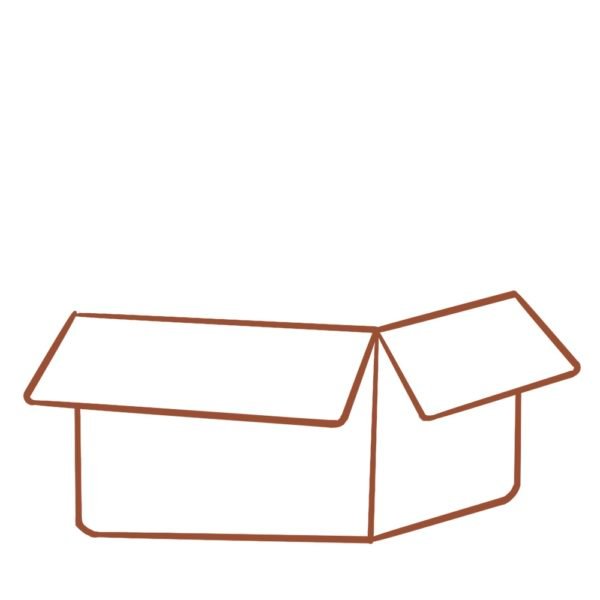 How to Draw a Cute Cat in a Box – Easy Step by Step – Draw Cartoon Style!
