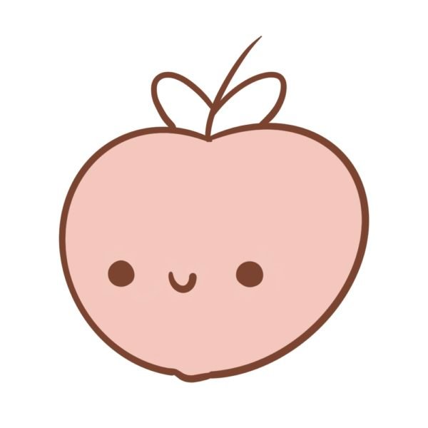 How to Draw a Cute Peach – Draw Cartoon Style!