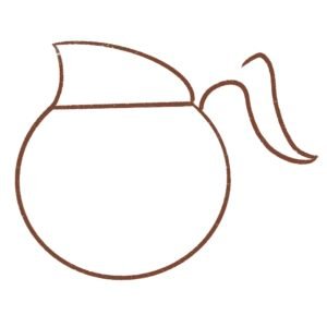 How to Draw a Cute Coffee Pot – Draw Cartoon Style!