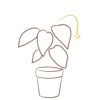 How to Draw a Simple House Plant – Draw Cartoon Style!