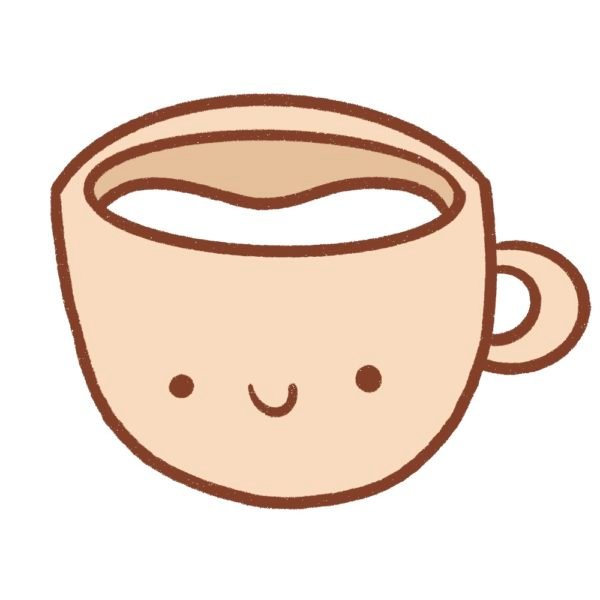 How to Draw a Cute Kawaii Coffee Cup – Draw Cartoon Style!