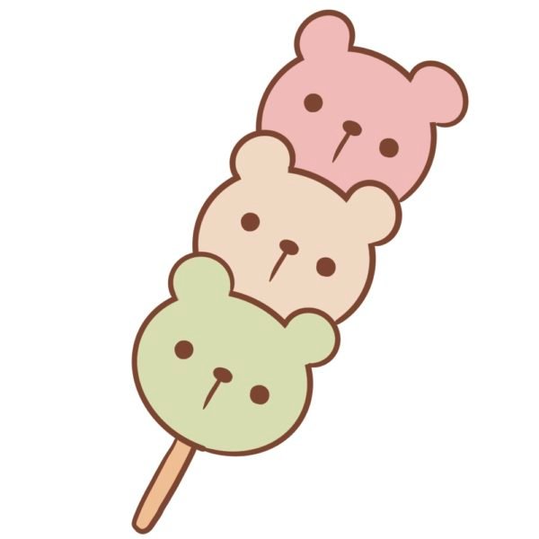 How to Draw Cute Kawaii Dangos – Draw Cartoon Style!