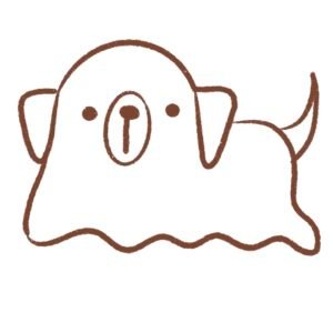 How to Draw a Cute Ghost Dog – Easy Step by Step – Draw Cartoon Style!