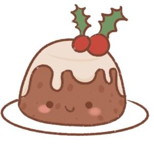 How to Draw Christmas Pudding – Draw Cartoon Style!