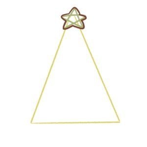 How to Draw a Christmas Tree with Lights – Draw Cartoon Style!