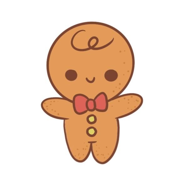 How to Draw a Gingerbread Man – Draw Cartoon Style!