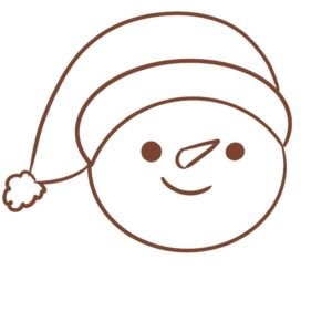 How to Draw a Snowman Head – Draw Cartoon Style!