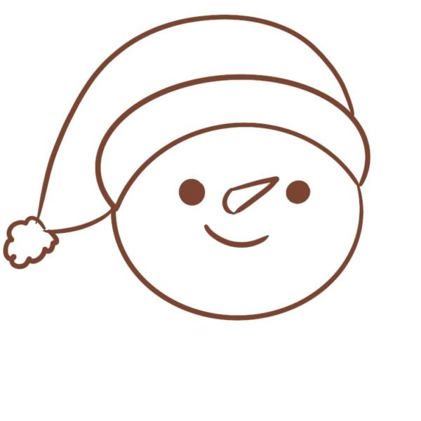 How to Draw a Snowman Head – Draw Cartoon Style!