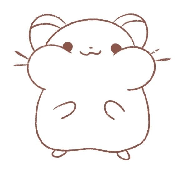 How to Draw a Cute Kawaii Hamster Eating a Banana – Draw Cartoon Style!